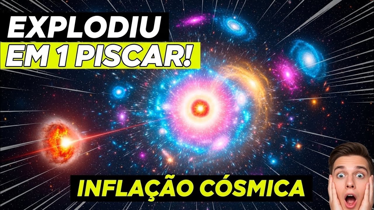 O Universo EXPLODIU em 1 Piscar de Olhos! 😱 Inflação Cósmica Explicada ...