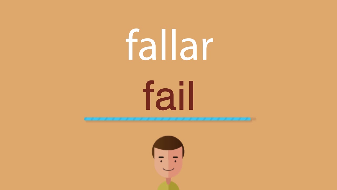 Cómo se dice fallar en inglés - YouTube