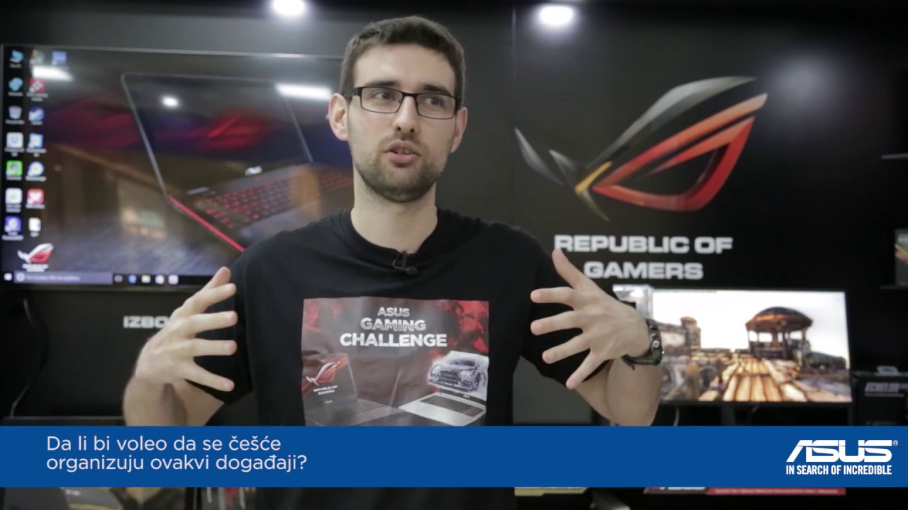 1V1 OKRŠAJ SA FENOVIMA - ASUS GAMING CHALLENGE - YouTube