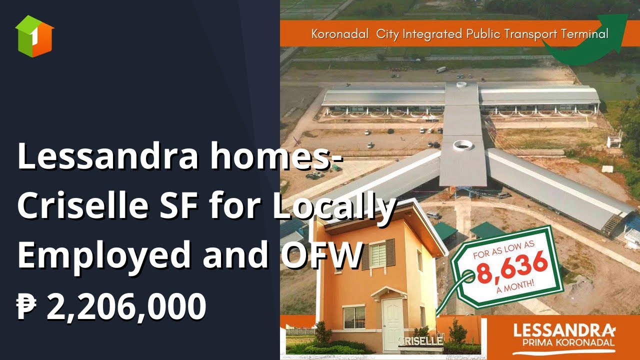 Lessandra homes- Criselle SF for Locally Employed and OFW - YouTube