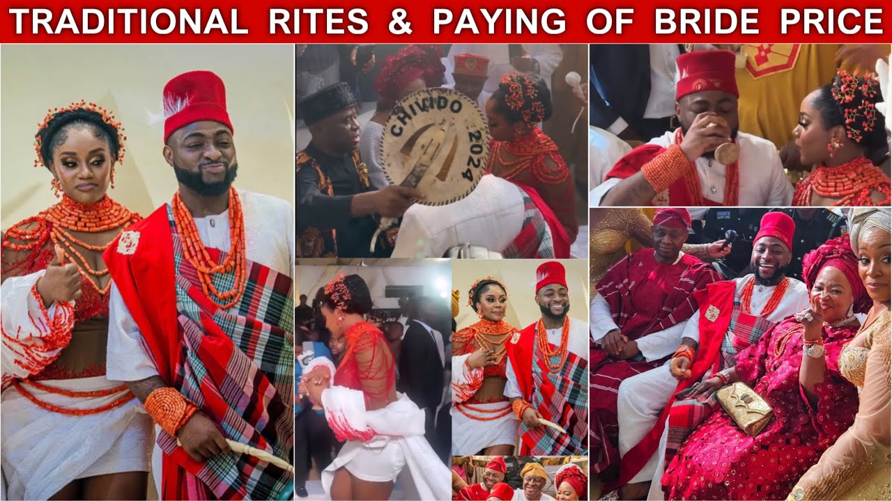 DAVIDO AND CHIOMA TRADITIONAL RITES & BRIDE PRICE VIDEO. Davido begs ...