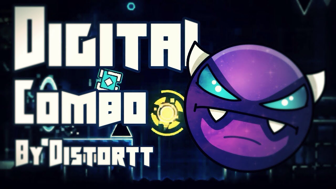 Geometry Dash | Digital Combo by Distortt 100% (Easy Demon) - YouTube