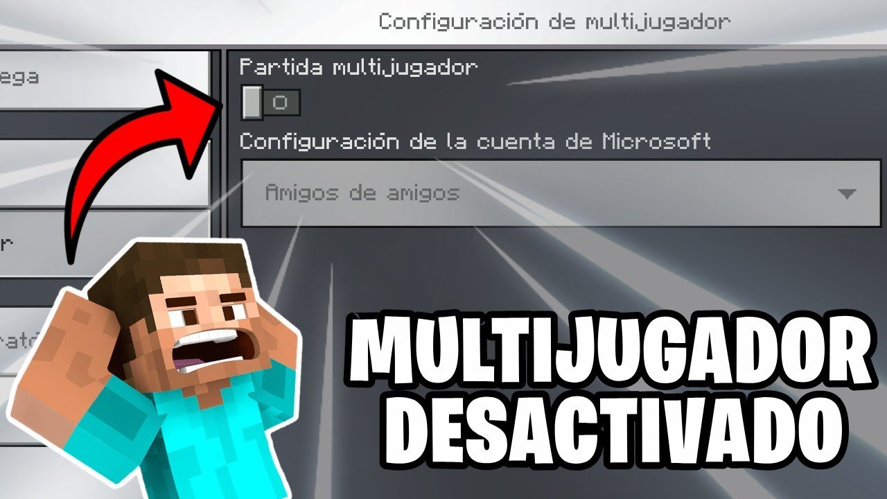 Minecraft PE | Solución a Error de Partida Multijugador Desactivada! - YouTube