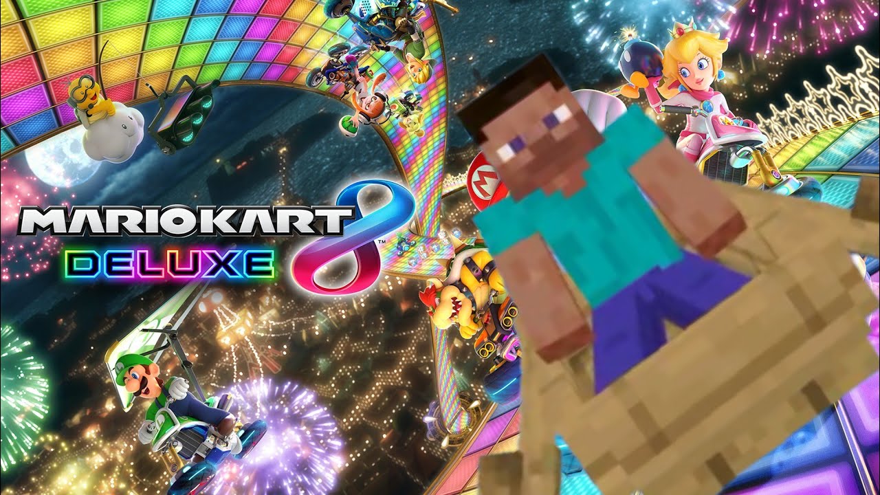 Steve in Mario Kart - YouTube