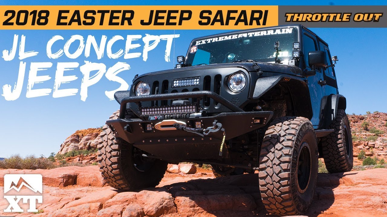 2018 Easter Jeep Safari Off-Roading + Review Of The Jeep JL Concepts - Throttle Out - YouTube