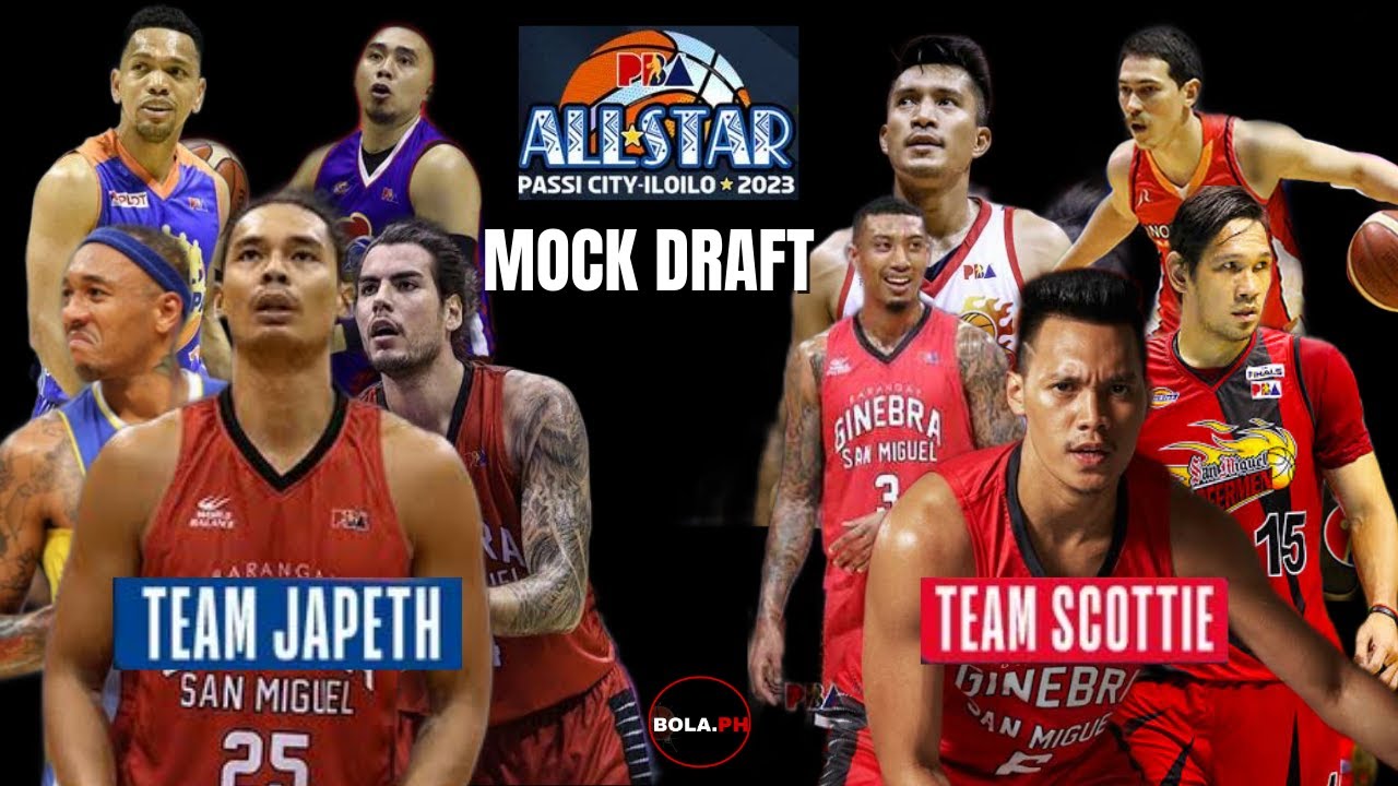 2023 PBA All-Star Game Mock Draft: Team Japeth vs. Team Scottie - YouTube