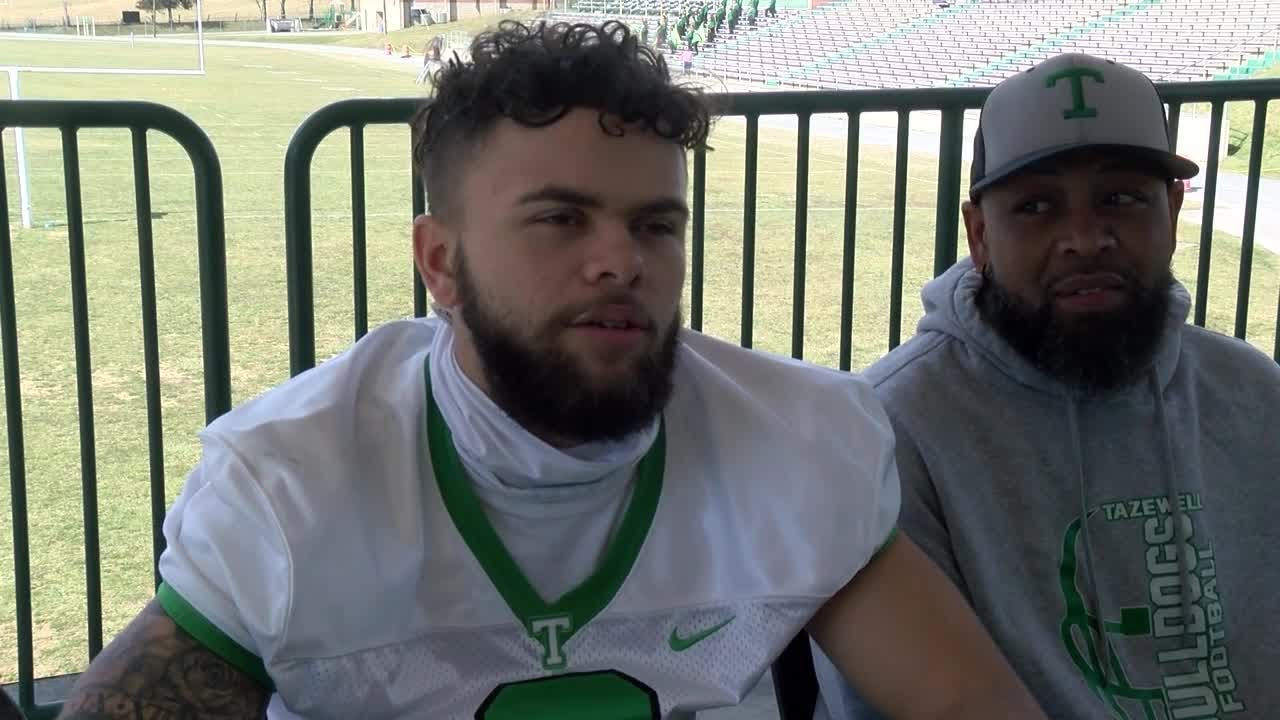 Tazewell's Jordan, Taylor to continue football career at D-II level ...