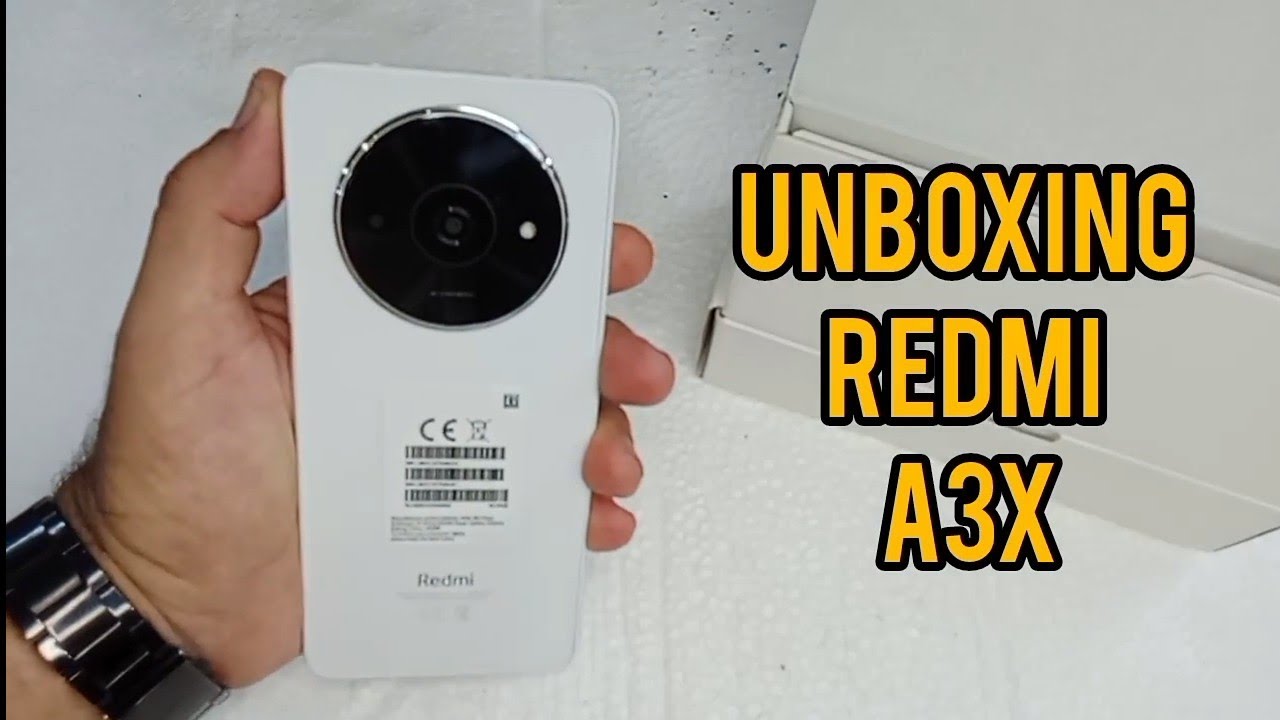 Unboxing Xiaomi Redmi A3X, review, test camera, fingerprint, Sim card ...