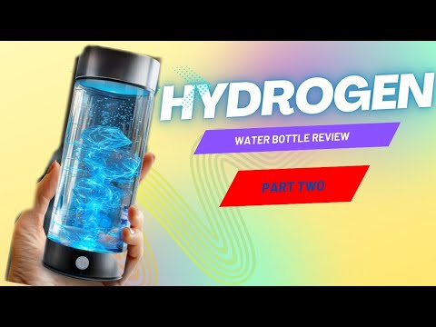 Review: Temu Hydrogen water bottle part: two plus peak at next thing ...