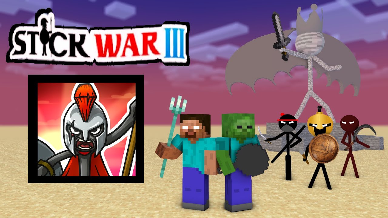 SPARTA ANGER STICK WAR 3 CHALLENGE - MINECRAFT - YouTube