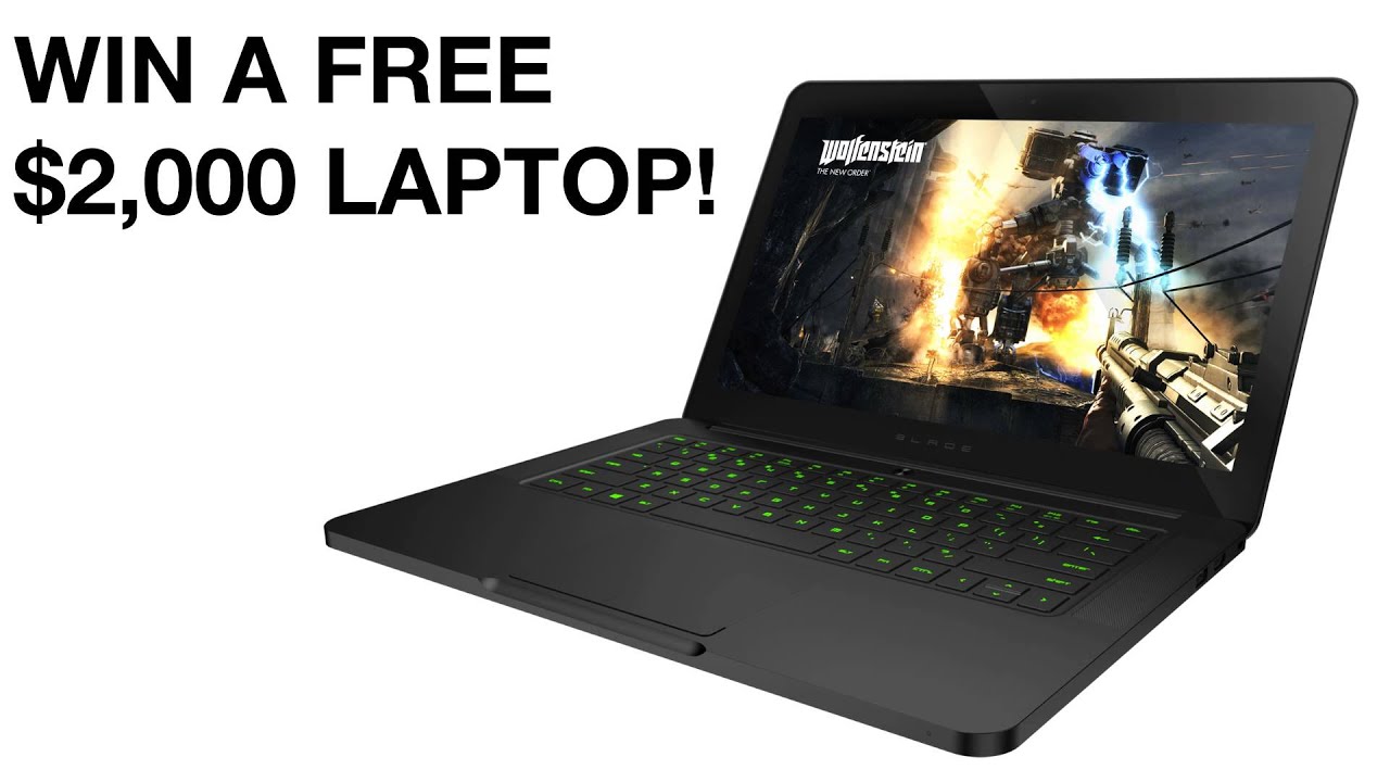 Win a free $2,000 laptop!!! - YouTube