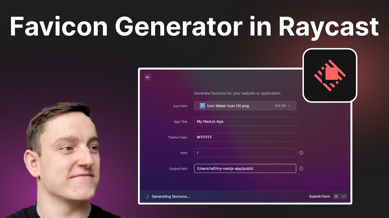 I Built a Favicon Generator for Raycast - Here's How It Works! - YouTube