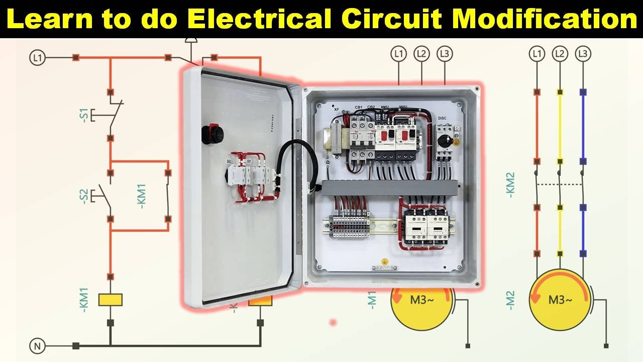 How to do Electrical Starter Modification by using schematic diagram ...