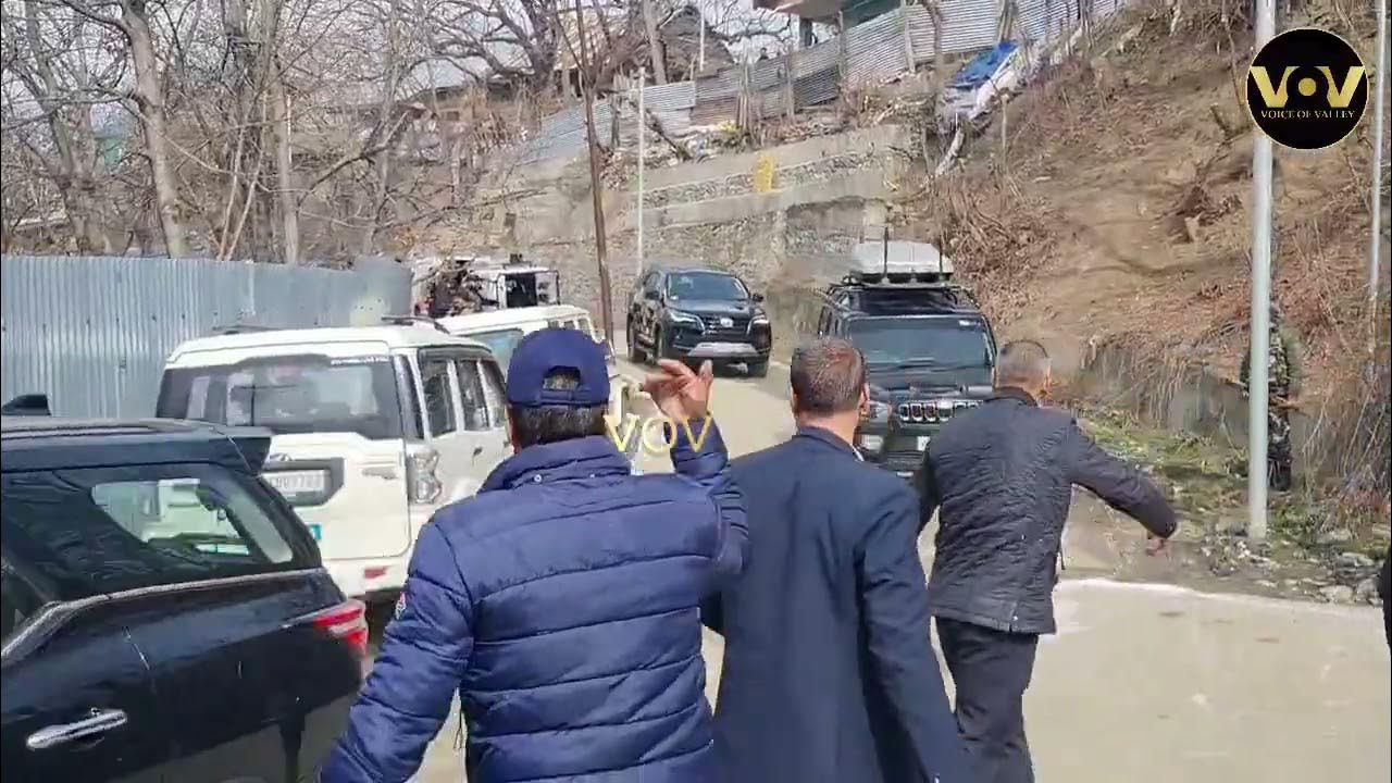 Chief Minister Omar Abdullah reaches Kangan Ganderbal to inaugurate Akhaal Bridge - YouTube