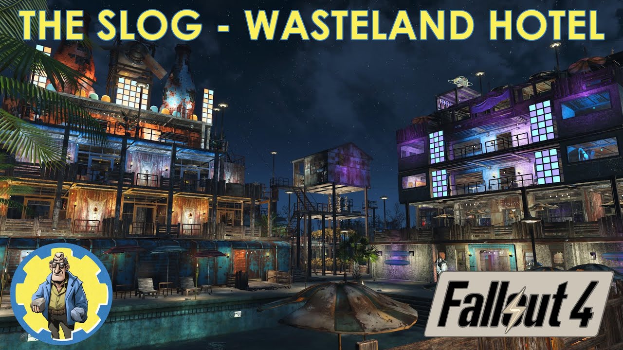 FALLOUT 4 - The Slog - Hotel and Sanctuary (NO BUILD MODS) - YouTube
