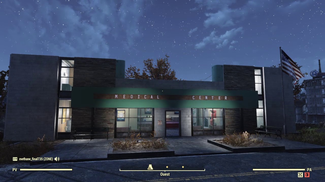 Fallout 76 hospital morgue hopital Camp - YouTube