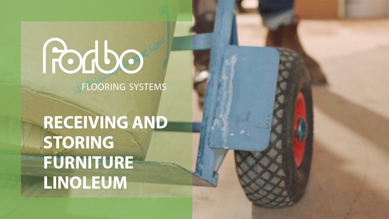 Receiving and storing Furniture Linoleum | Forbo Flooring Systems - YouTube