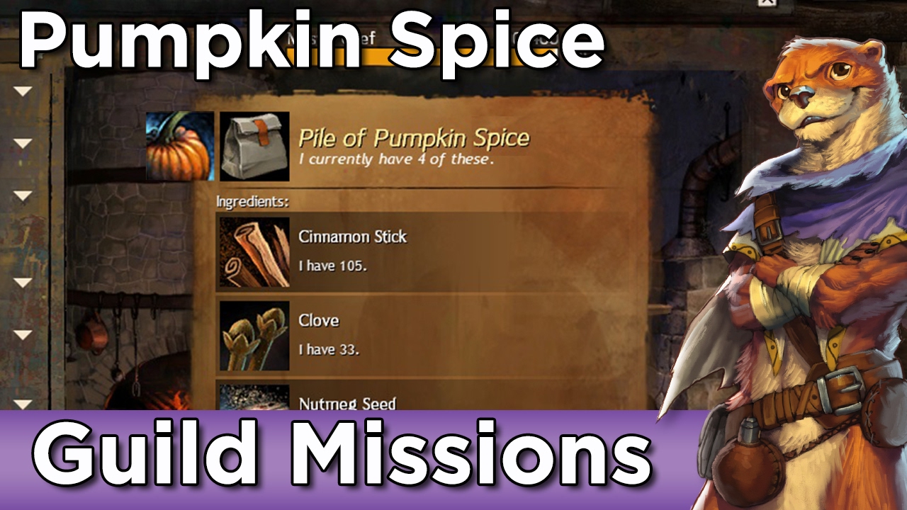 Guild Missions Pumpkin Spice Guild Wars 2 (Mature Language) - YouTube