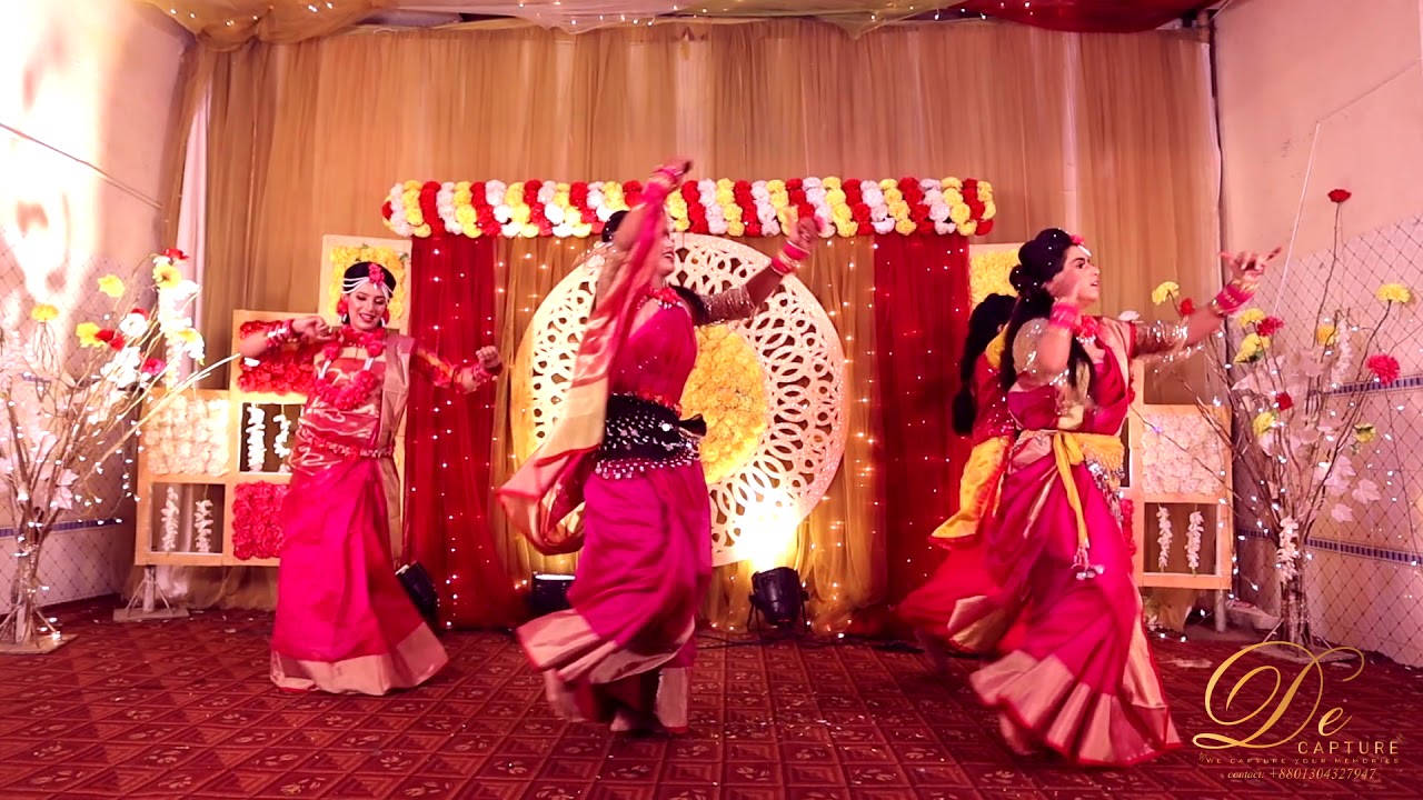 Bangladeshi Holud Dance Performance - YouTube