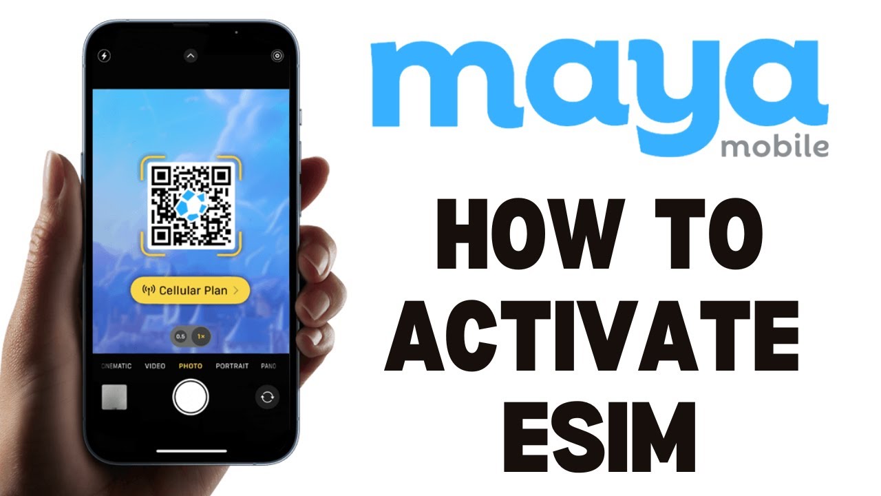 How To Activate Maya Mobile Esim - YouTube