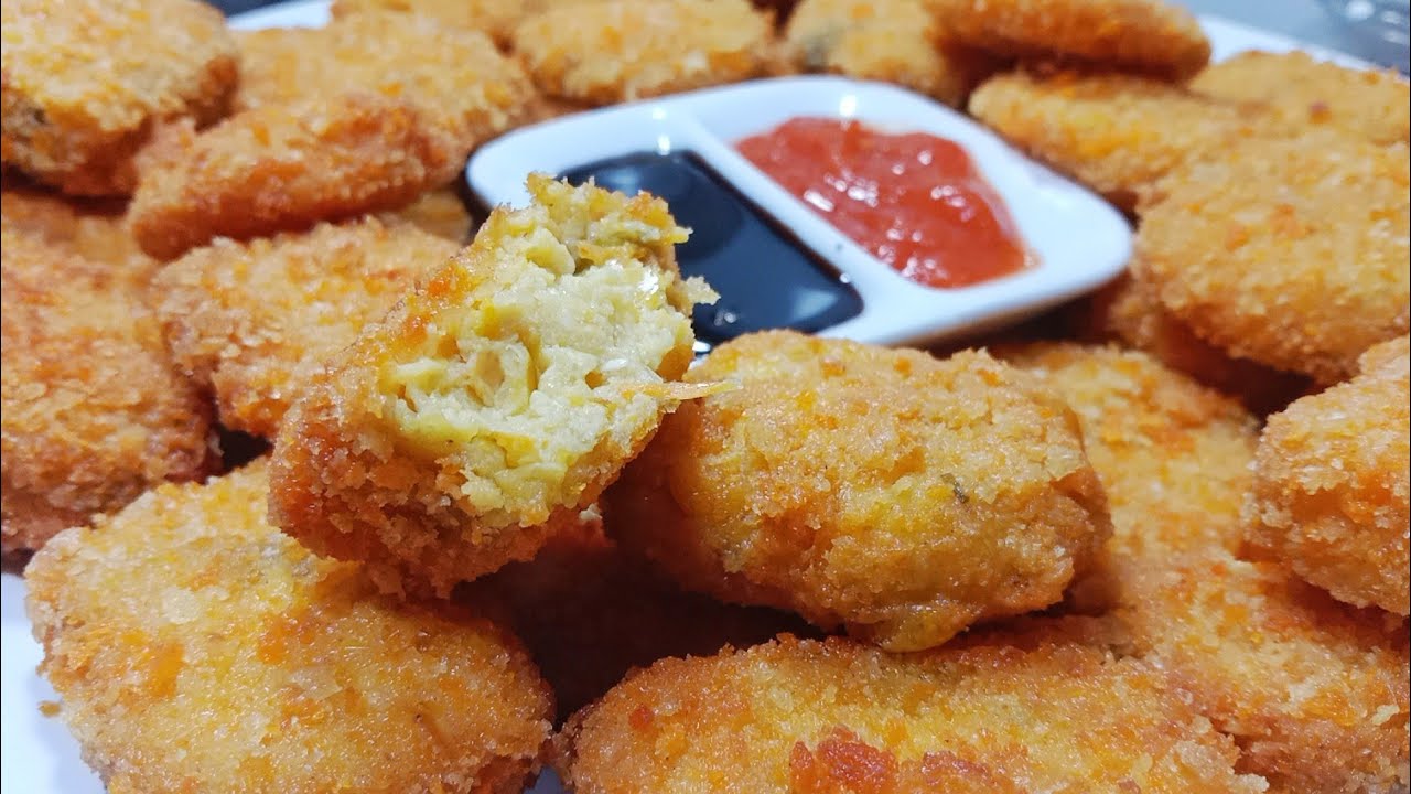 NUGGET JAGUNG WORTEL !! Kriuk Diluar Lembut Didalam - YouTube