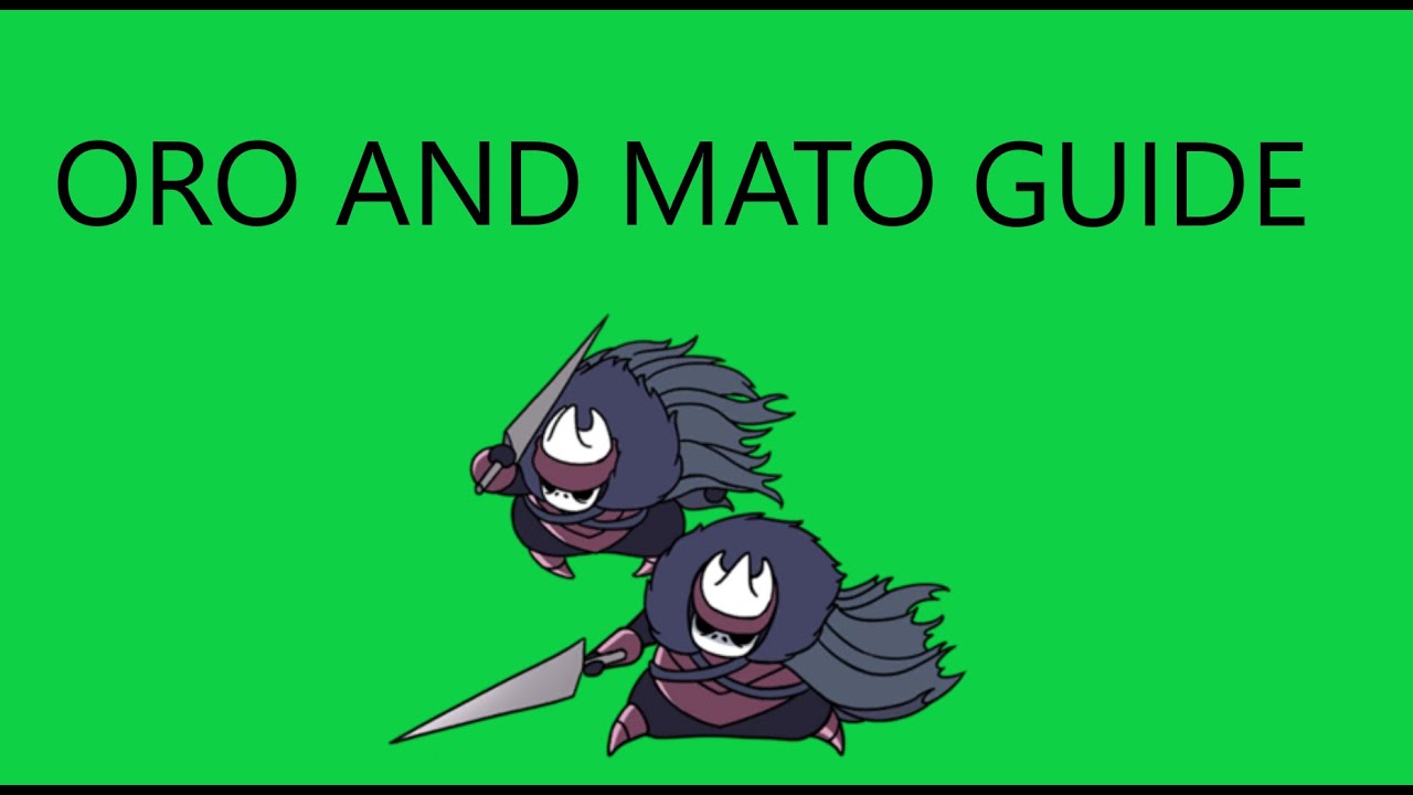 Hollow Knight Nailmasters Oro and Mato Guide - YouTube