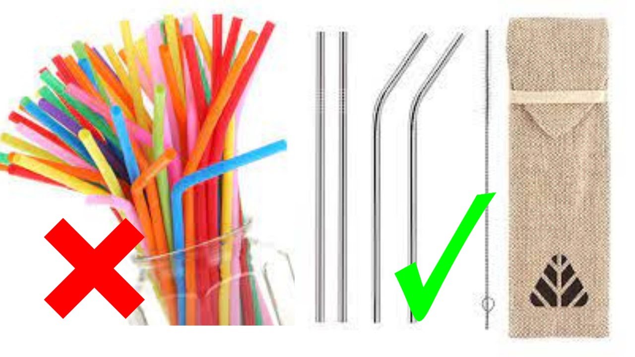 Plastic straw vs Steel Straw ,steel straw review - YouTube