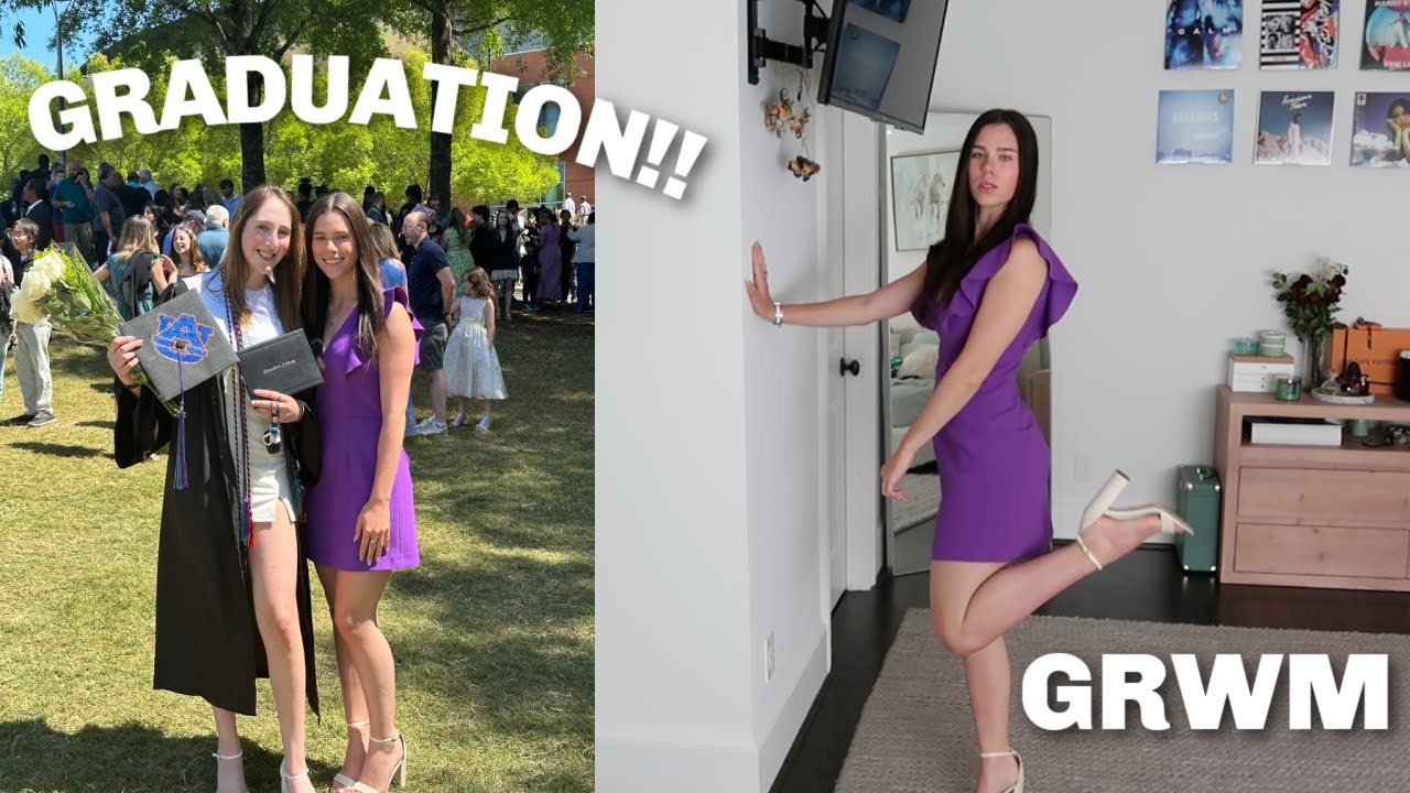 graduation grwm!! + cleaning the horses - YouTube