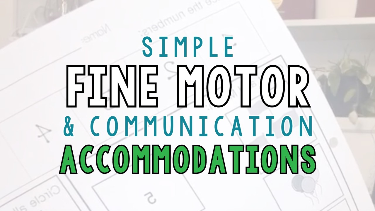 Simple Accommodations To Use In Your Classroom | Special Ed ...