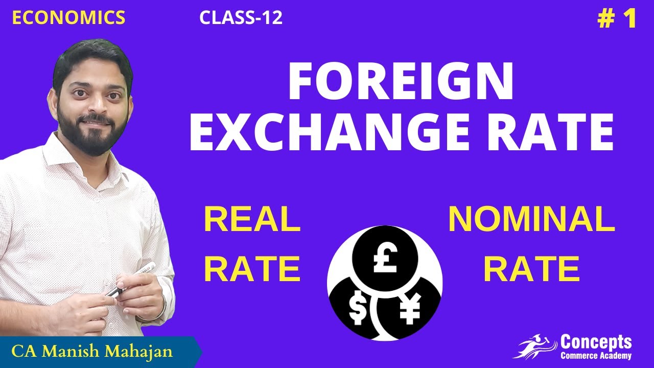 Meaning of FOREIGN EXCHANGE RATES | Foreign Exchange | Class 12 | Macro ...