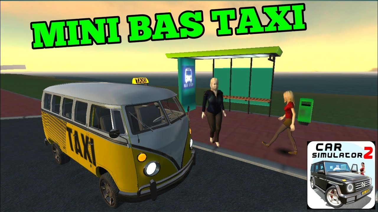 Mini Bas TAXI MISSION in Car Simulator 2 - YouTube
