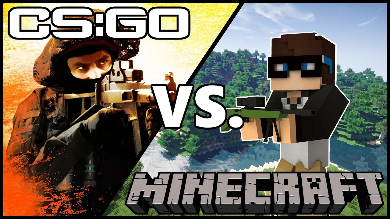CS:GO VS. Minecraft - YouTube