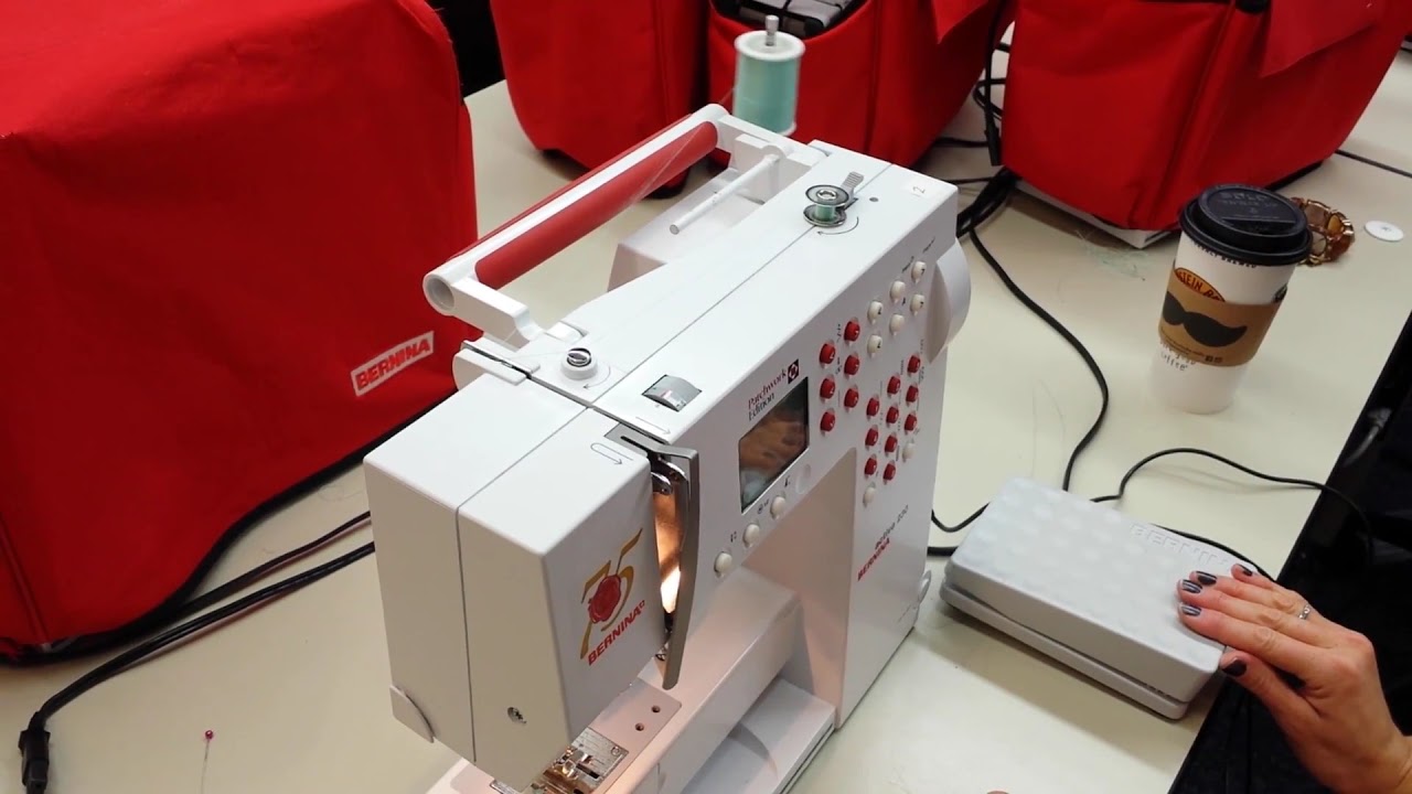 How to Wind a Bobbin Bernina Activa 230 - YouTube