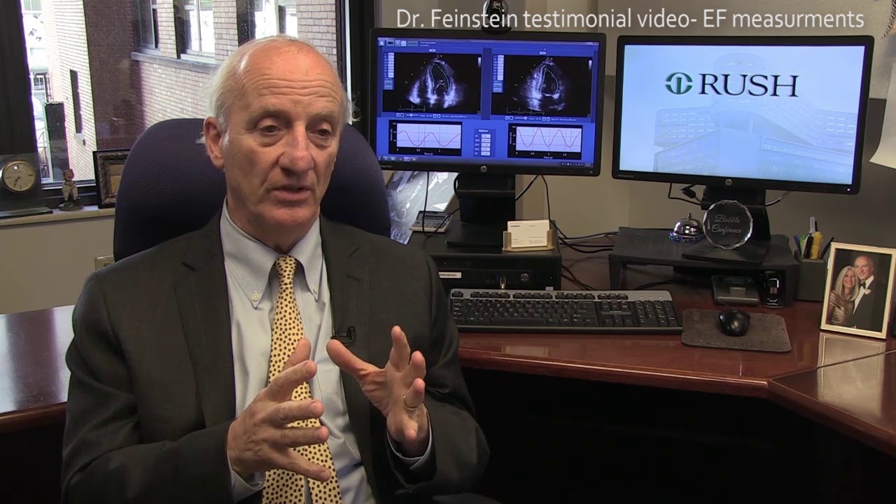 Dr. Steven Feinstein- review on DiA's LVivo EF automated tool - YouTube