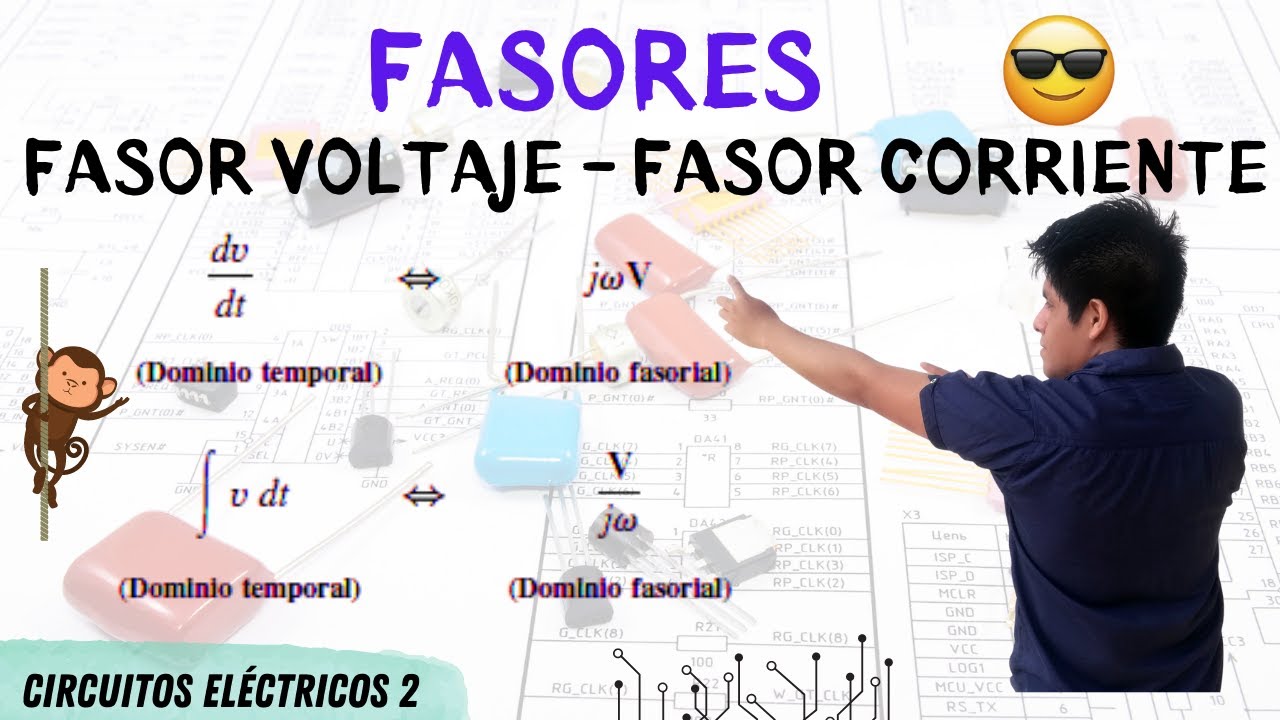 FASORES en CIRCUITOS RLC FASOR VOLTAJE y FASOR CORRIENTE ⚡ DERIVADAS e ...