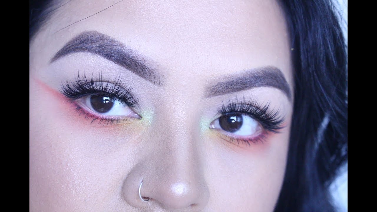Easy And Colorful Makeup Tutorial - YouTube
