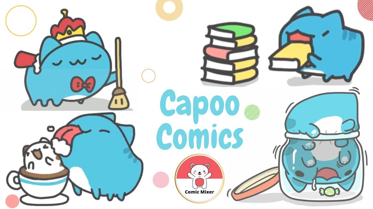 Blue cat- Capoo |funny comics| New #1 - YouTube