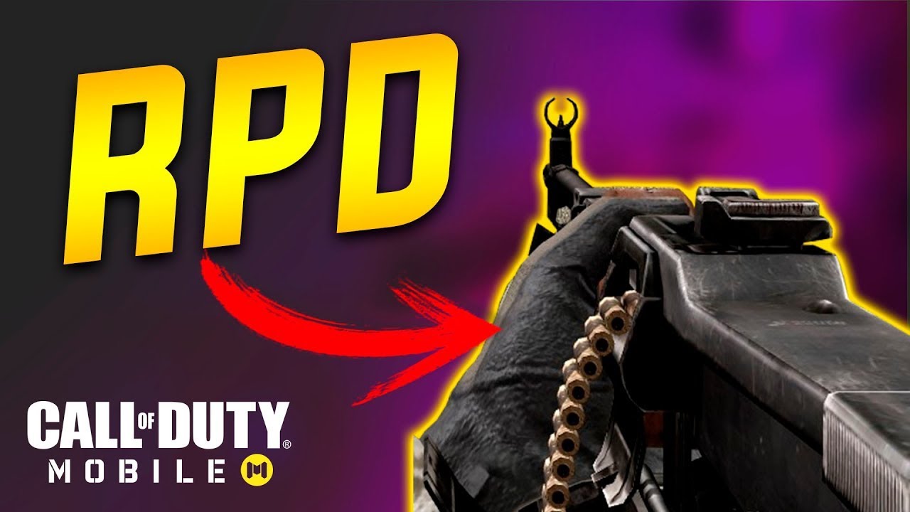 Rare RPD gun cod mobile gameplay!🔥 | high kill in kill house map - YouTube