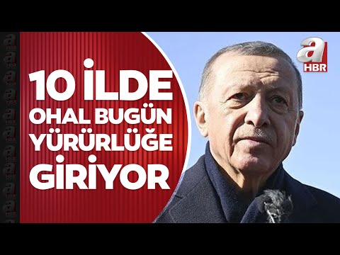 Başkan Erdoğan: Can kaybımız 14 bin 14'e yükseldi! 10 ilde OHAL bugün yürürlüğe giriyor | A Haber