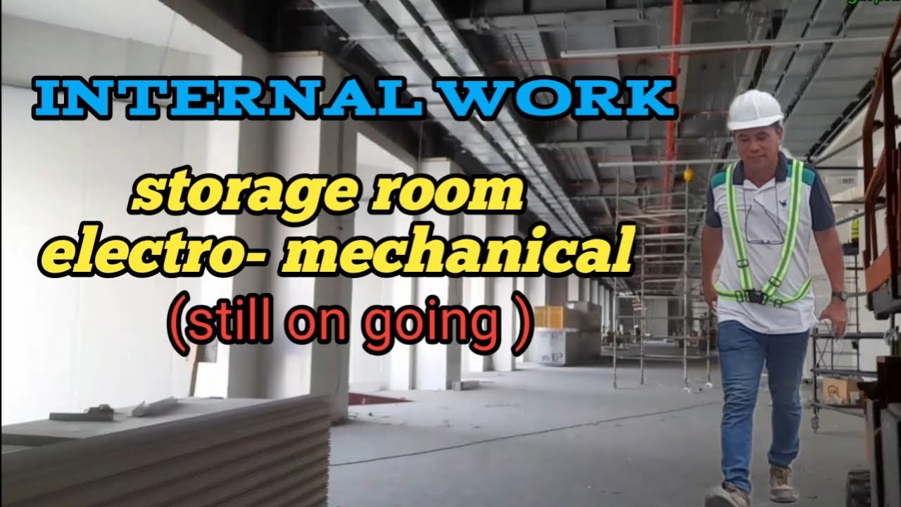 Storage room & hallway internal work on going - YouTube