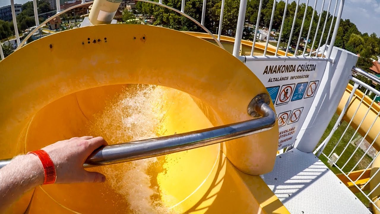 Anaconda Waterslide | Adrenaline Waterpark Zalakaros - YouTube