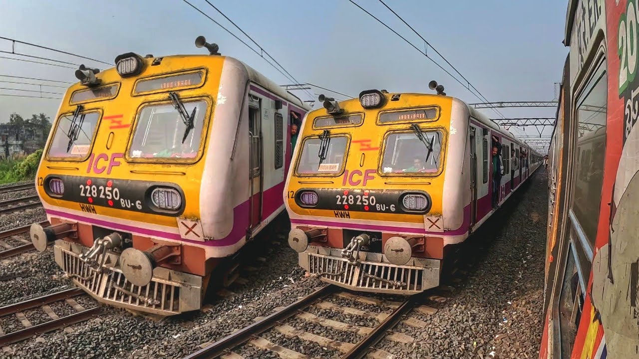 ⚡🔥 Dangerous Super local trains crossing and train race! - YouTube