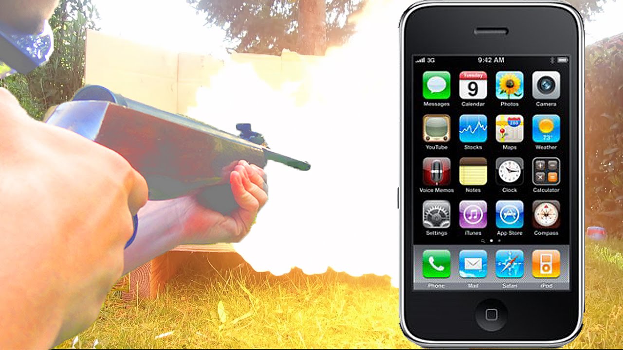 iPhone 3GS Crash Test EXTREME Destruction ! - YouTube