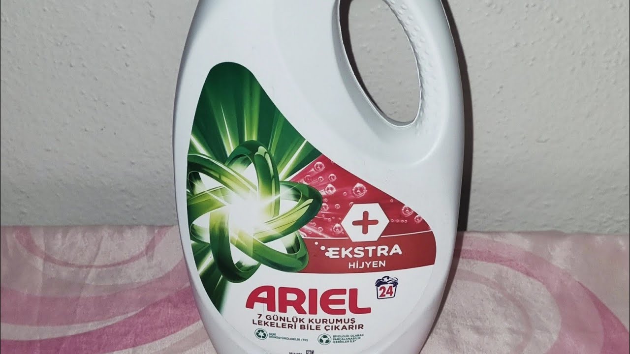 Testing🍀 ️Ariel Extra Hygiene Liquid Detergent on White Laundry + New ...