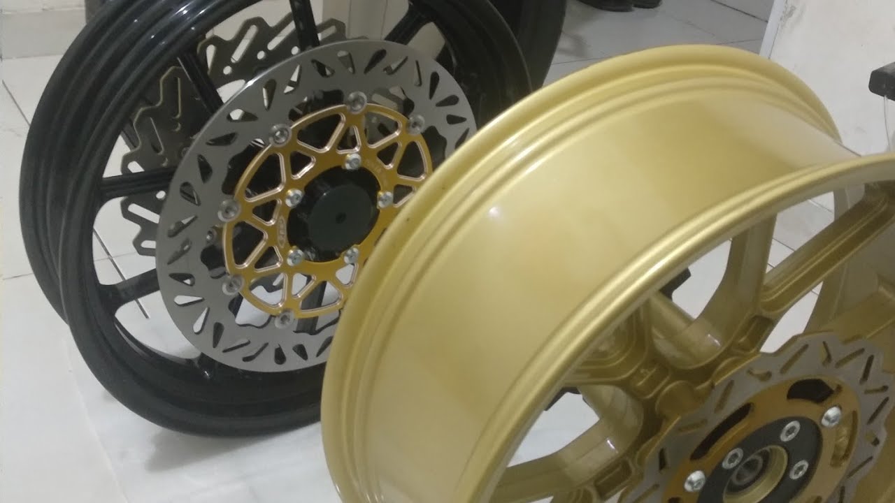 review Velg 6 inch Ninja r25 . V rossi sprint Cobra - YouTube