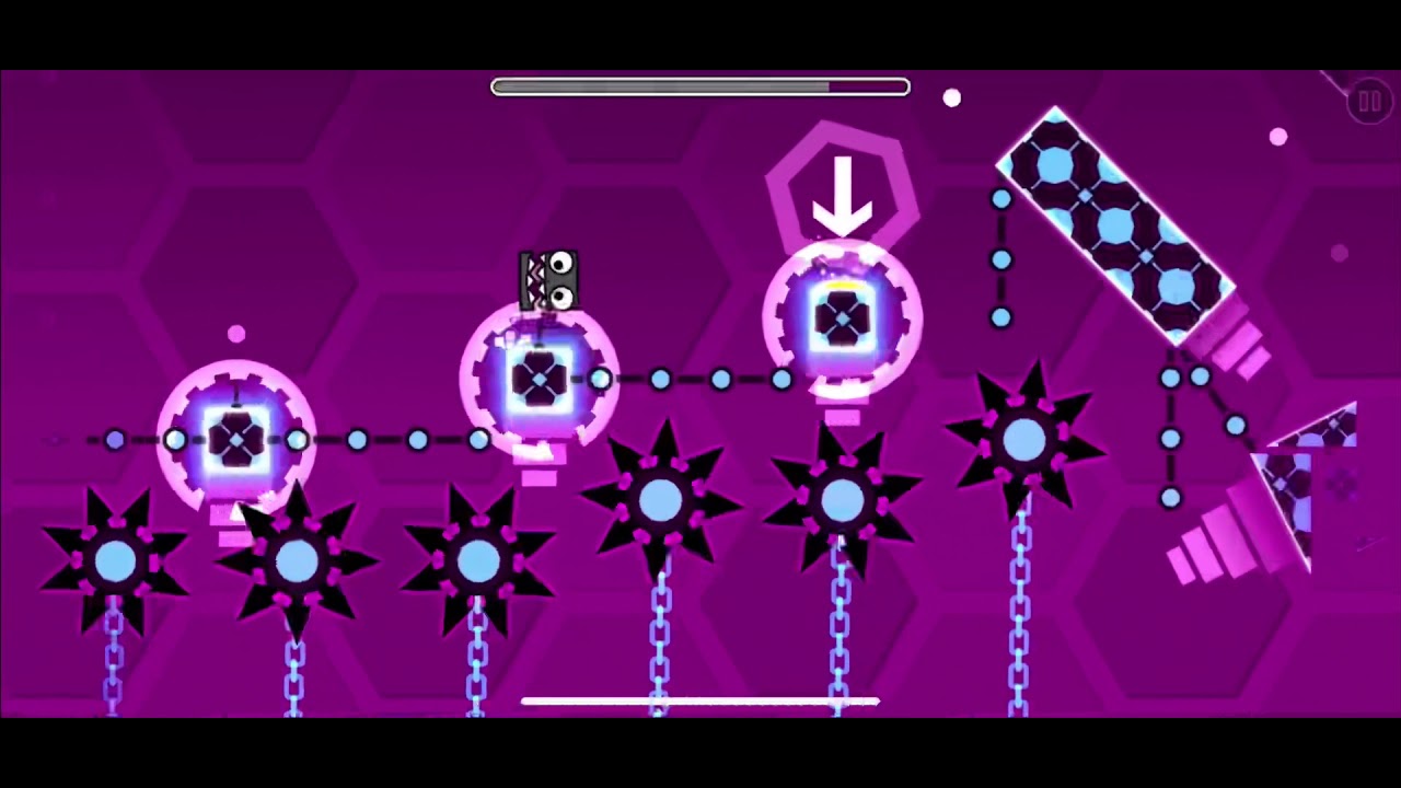 Geometry Dash - Finale (Levels 16-17) plus bonus level SHARDS OF POWER ...