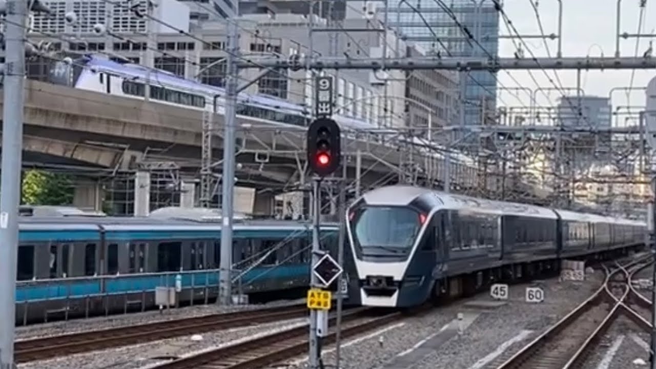 【東日本の新型特急2形式が行き交う】E261系とE353系が東京駅を発着する光景 - YouTube