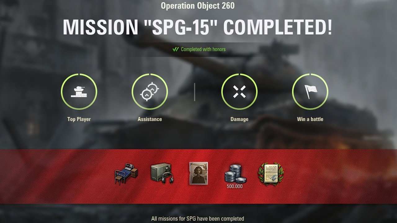 SPG-15 Mission, Done! | World of Tanks - YouTube