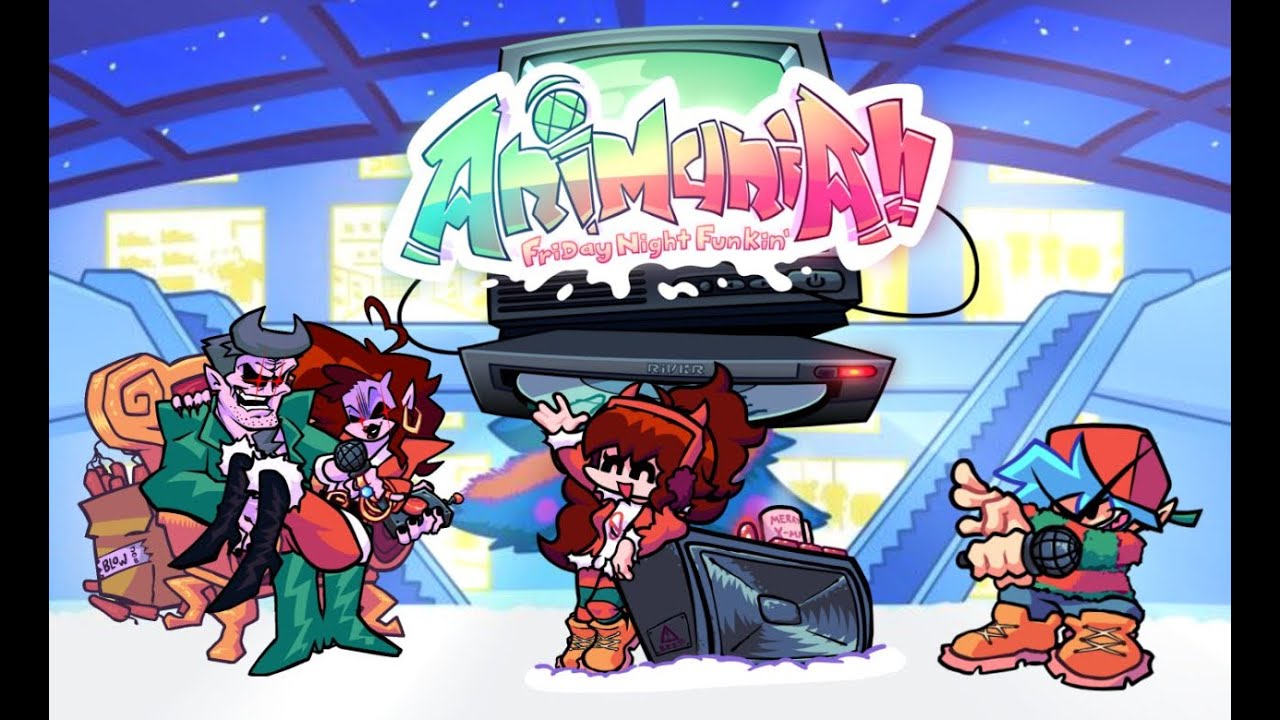 FNF | Animania ( Week 5 remix + "Komi can't Communicate" ) - YouTube