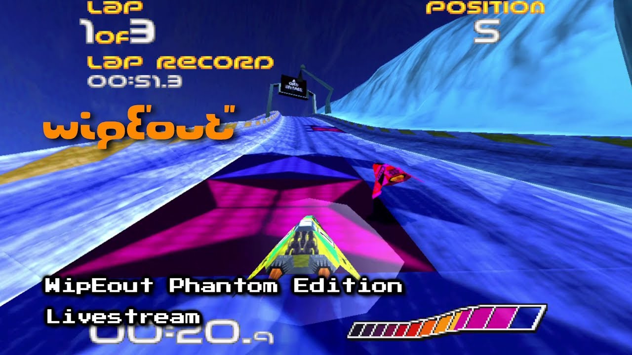 WipEout Phantom Edition Livestream - 19th August 2024 - YouTube